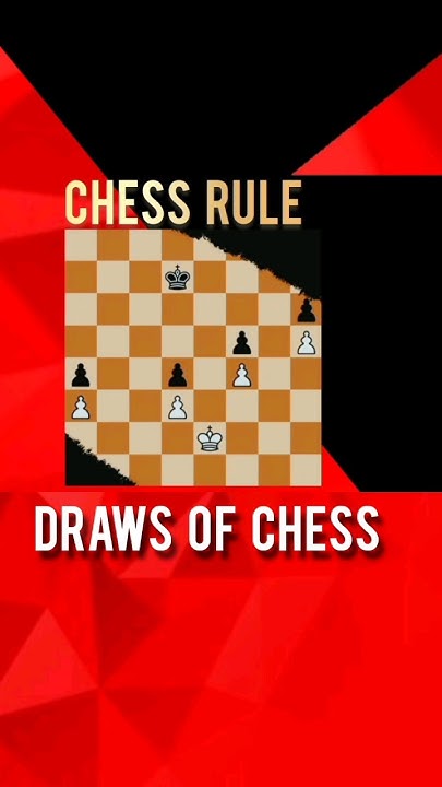 Rules of Draws in Chess! How to play chess Part 14 #chess - YouTube