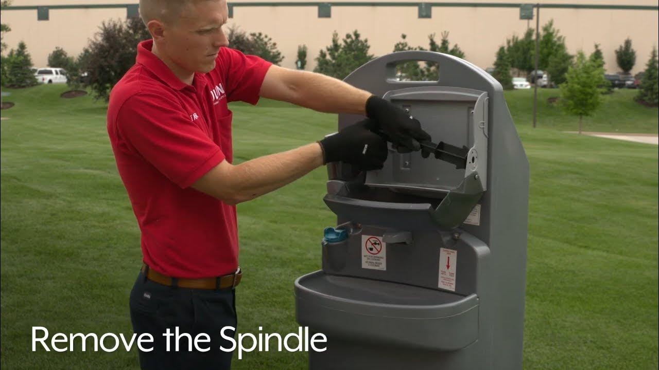How to Setup and Empty Portable Hand Wash Stations - YouTube