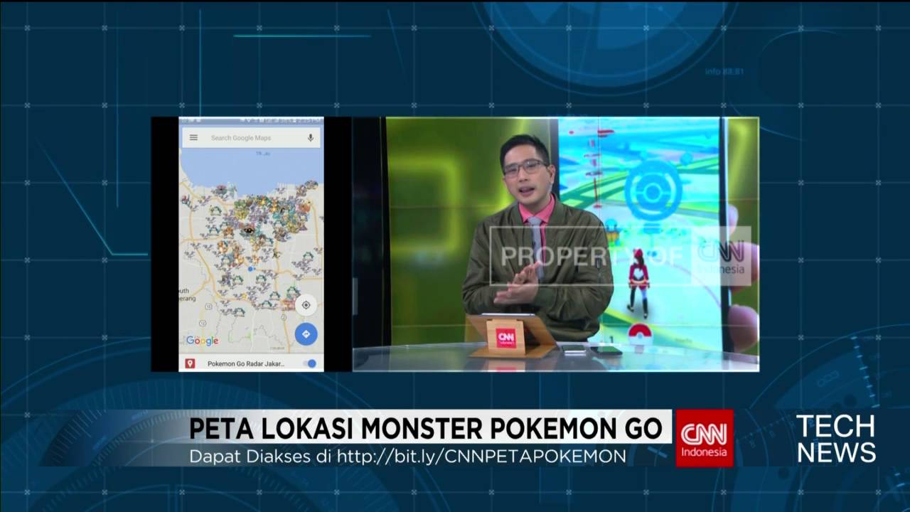 Peta Lokasi Monster Pokemon Go - YouTube