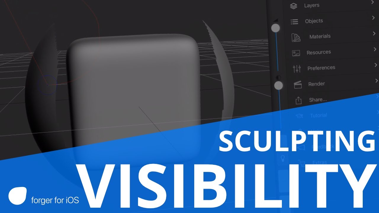 forger iOS - Sculpting - Visibility - YouTube