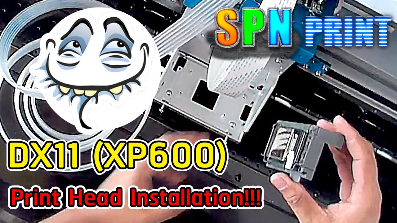 Play with my large scale printer : DX11 (XP600) First New Installation ...
