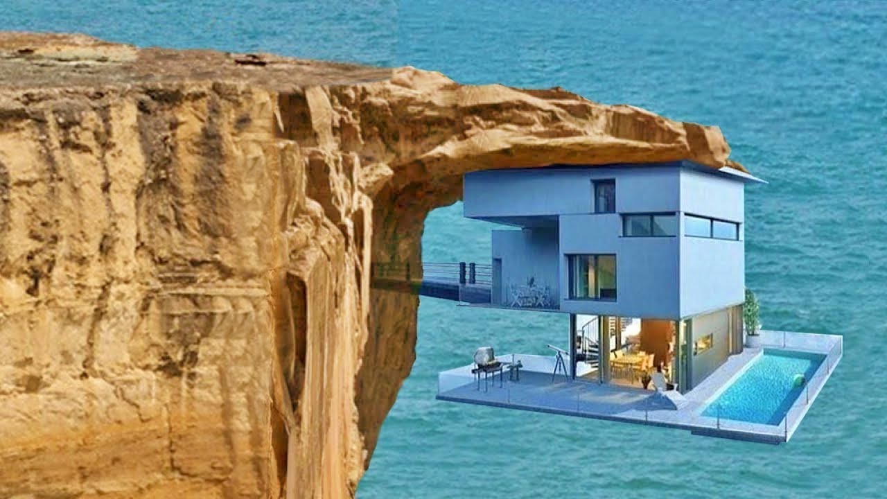Riskiest Houses in The World - Houses in The Most High Up Places - YouTube