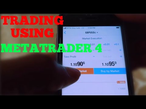 HOW TO TRADE FOREX WITH MT4 ON MOBILE PHONE EPISODE 01 - YouTube
