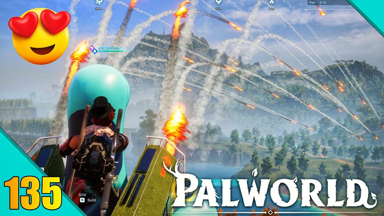 Making Relaxaurus Rocket Launcher Saddle Boom Boom 🔥🔥 : Palworld #135 ...