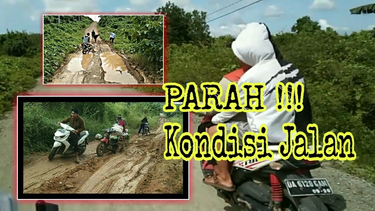 BEGINILAH KONDISI PERJALANAN MENUJU DESA GUNUNG BATU BESAR !! - YouTube