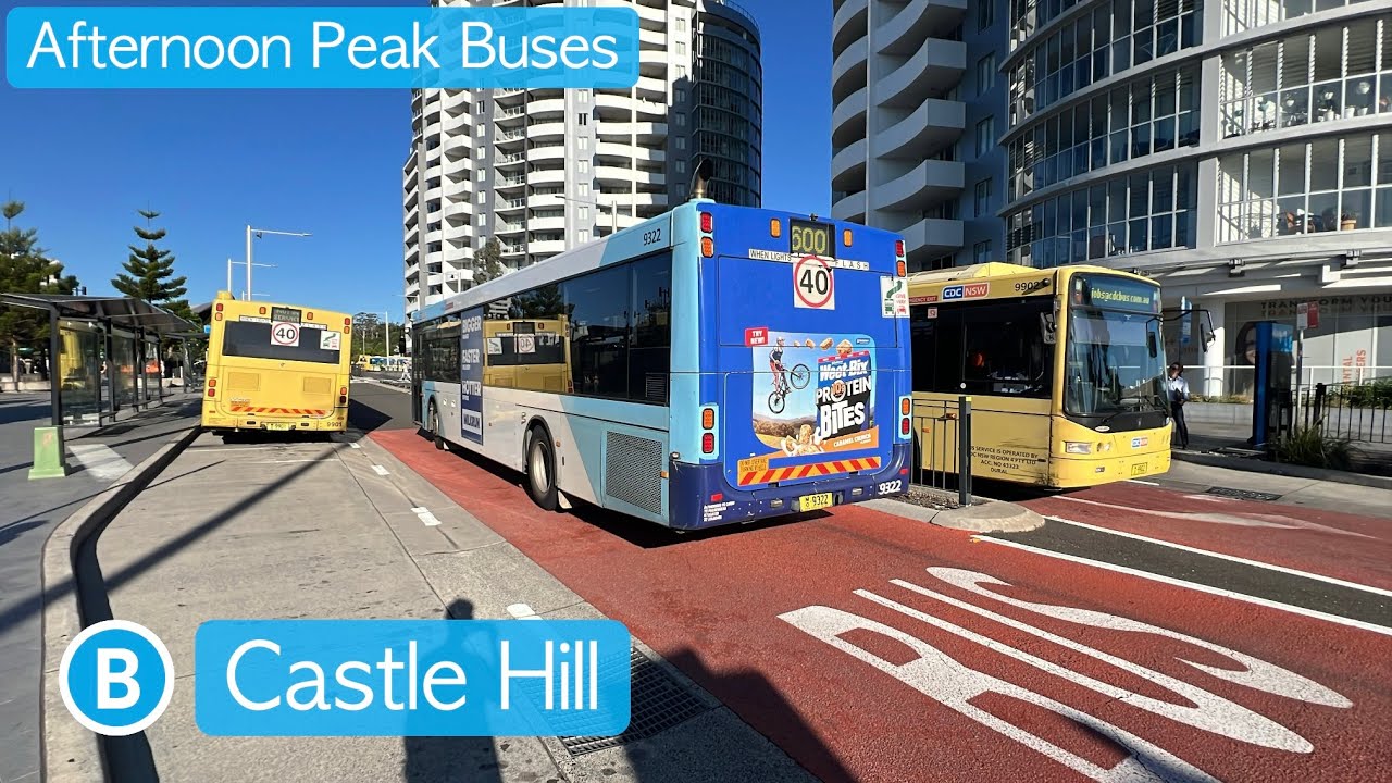 Transport for Sydney Vlog 1095: Castle Hill Interchange - Afternoon ...