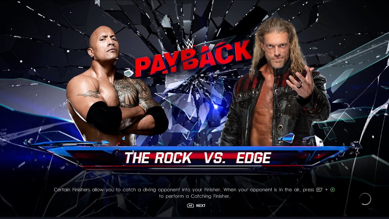The Rock Vs Edge WWe Highlight Raw - YouTube