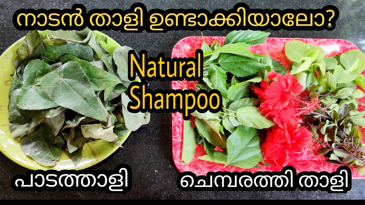 Chembarathi Thali Kerala's Traditional Hair Care | Homemade Natural ...