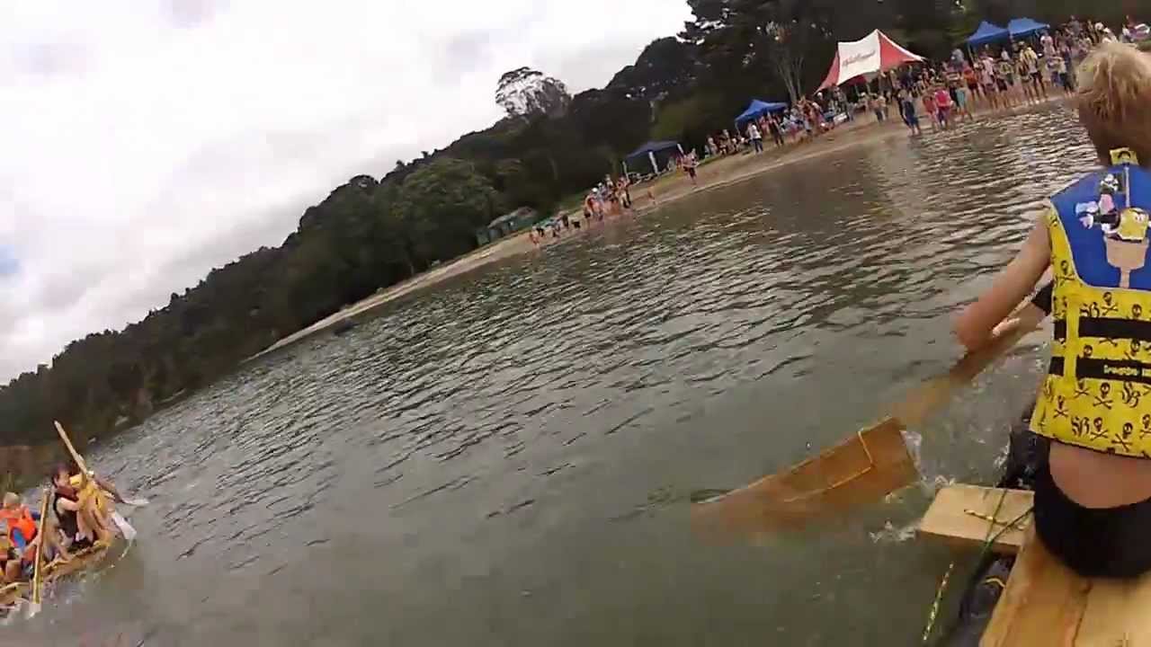 2012 Laingholm Primary School Senior Raft Race - YouTube