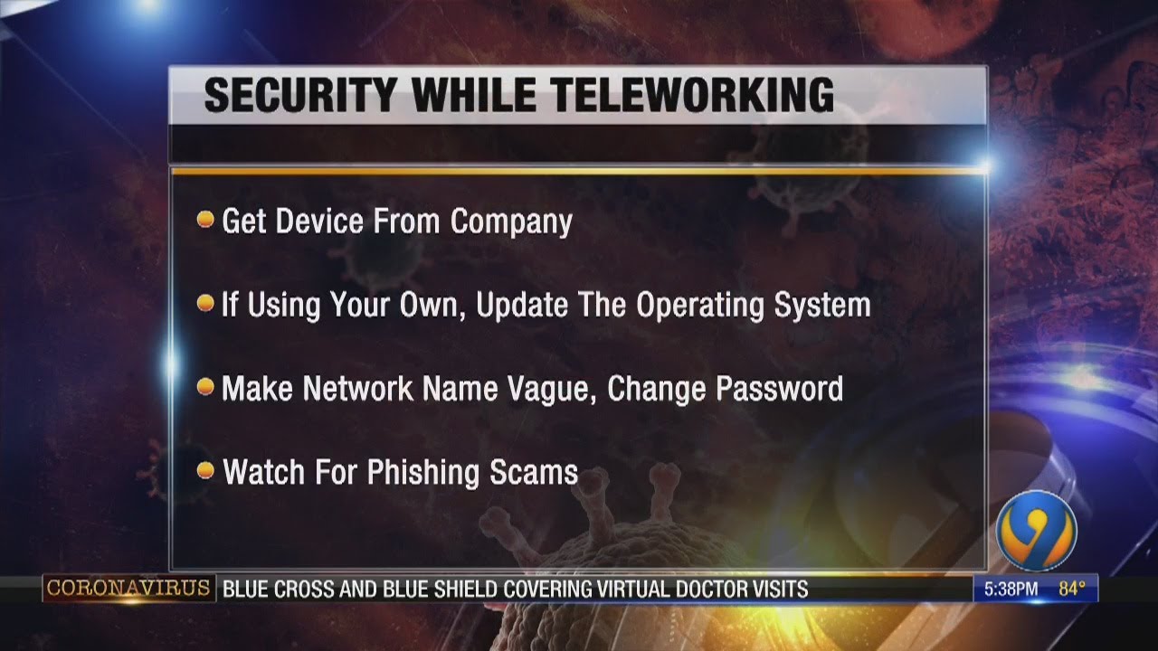 IT security advice when teleworking - YouTube
