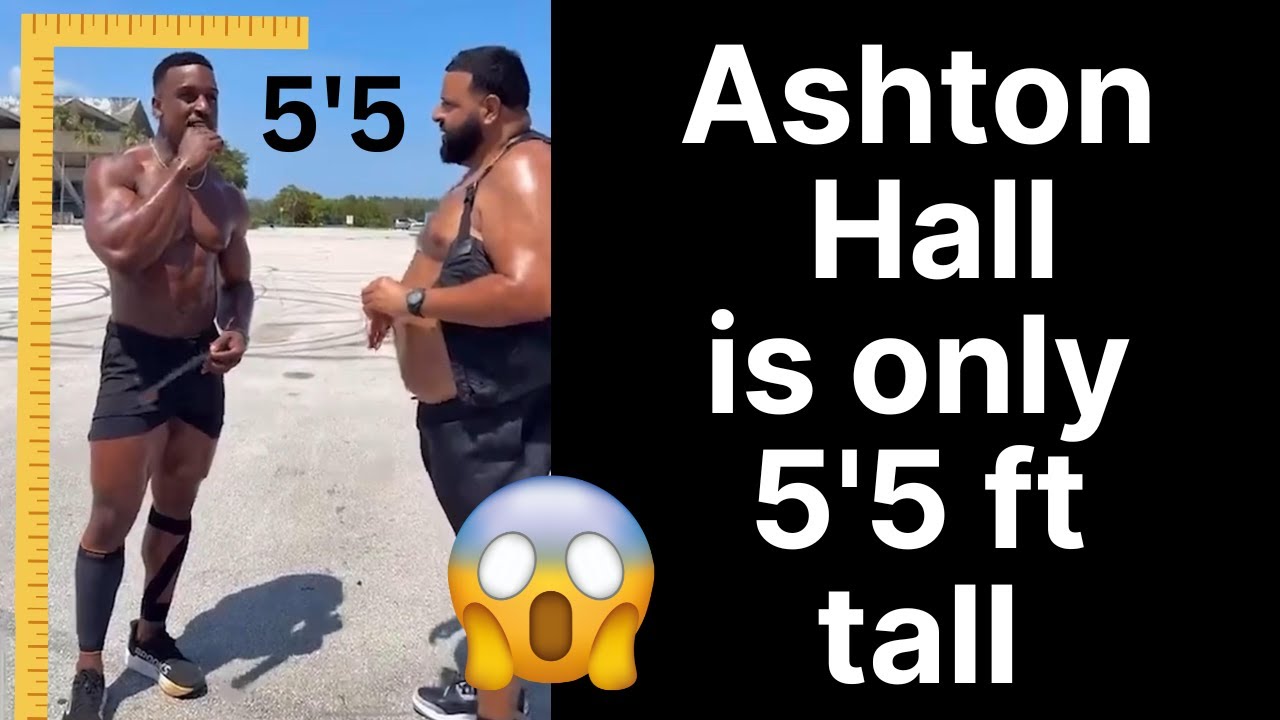 Ashton Hall is Only 5'5 ft Tall. Why the lies - YouTube