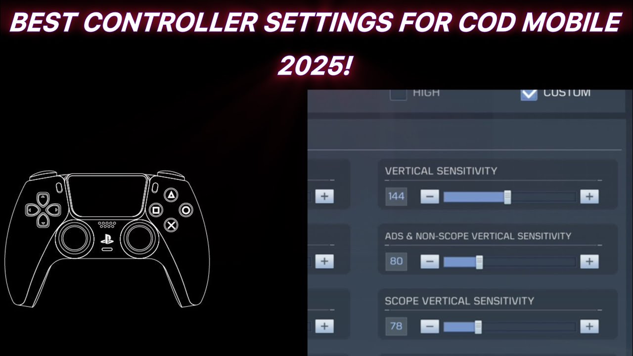 BEST CONTROLLER SENSITIVITY FOR COD MOBILE 2025!! BEST🫶🏾🎮🎮 - YouTube
