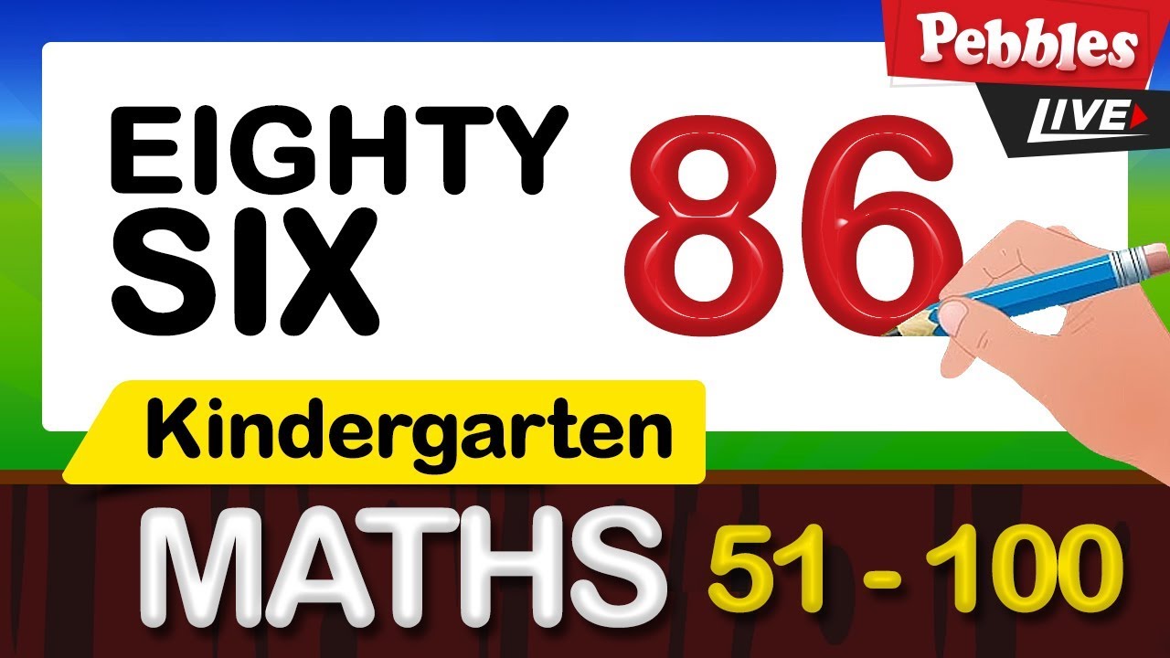 Kindergarten Maths | Numbers 51 to 100 | Preschool And Kindergarten ...
