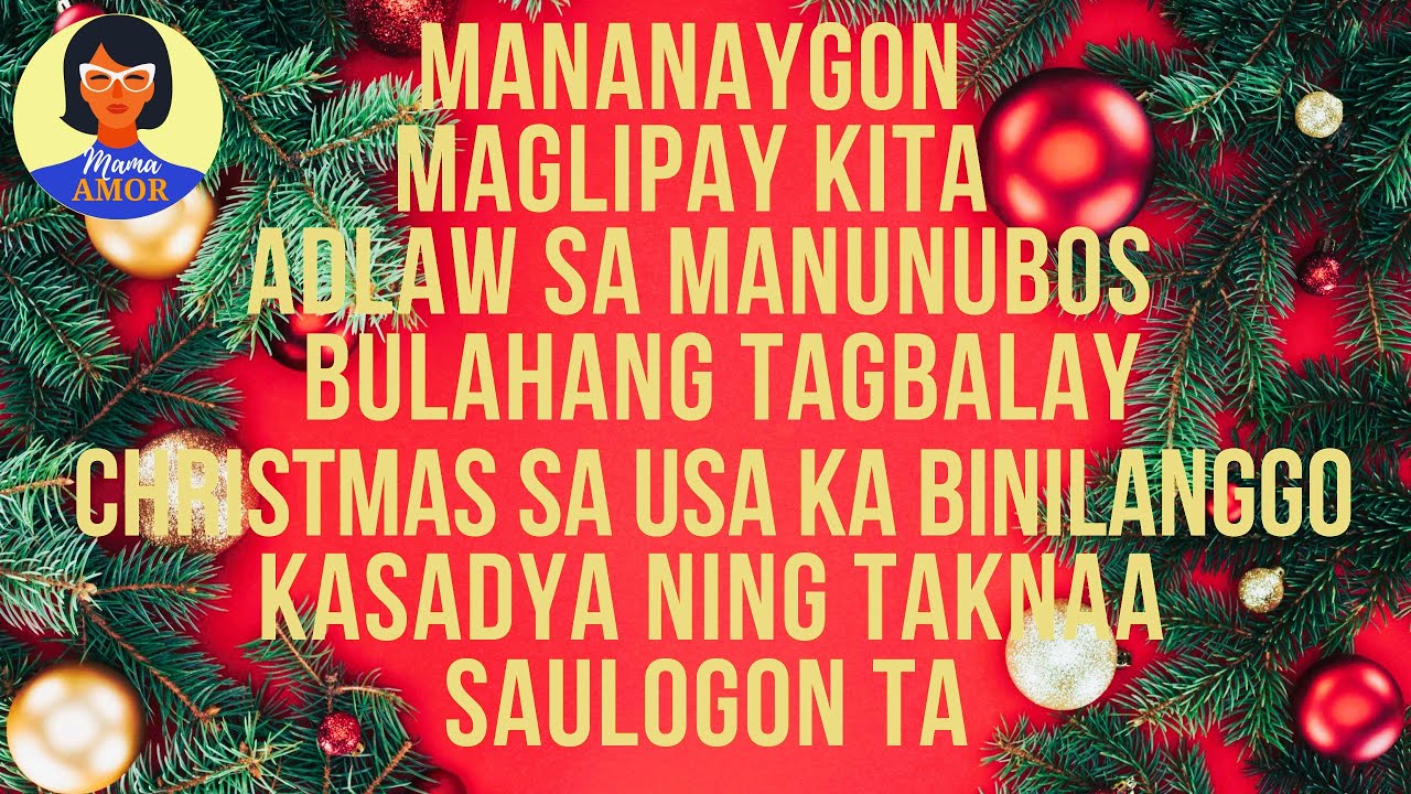 Best Bisaya Christmas Songs with Lyrics #paskongpinoy - YouTube