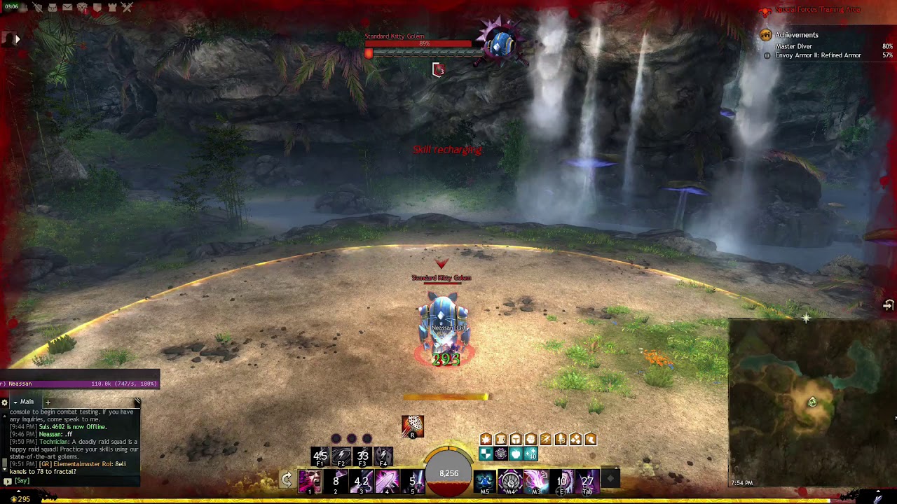 Gw2 chrono practise survive extreme conditions - YouTube