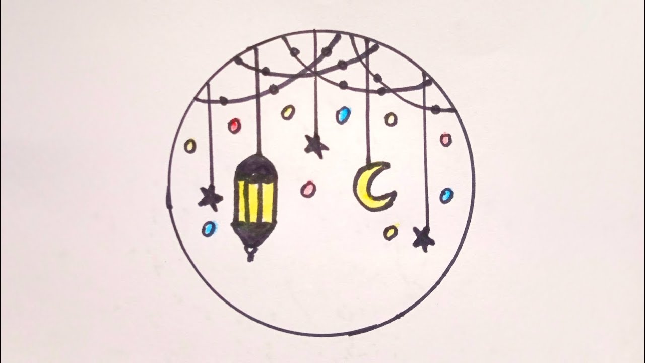 Easy Ramadan Drawing || Ramadan Drawing Easy || Drawing Pictures ...