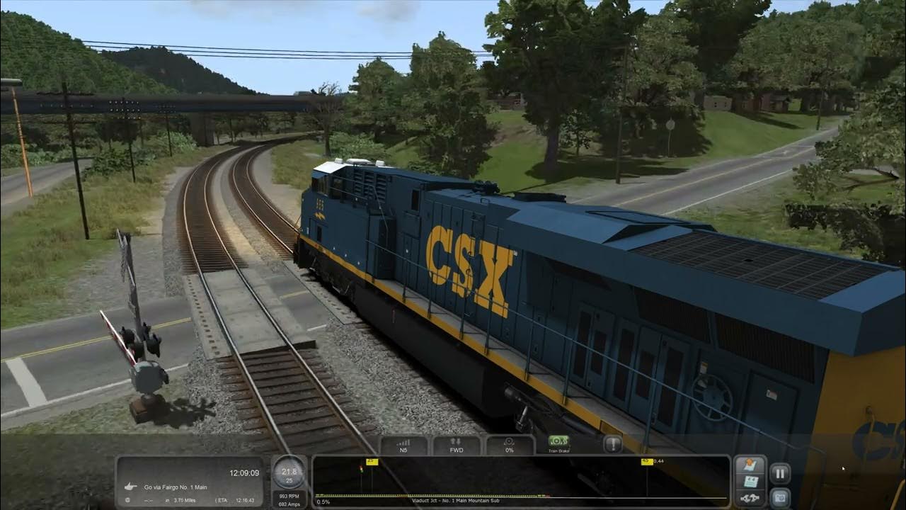 Train Simulator Classic - [GE ES44AC] - Blue, Black, and Heavy (DRK050) - 4K UHD - YouTube