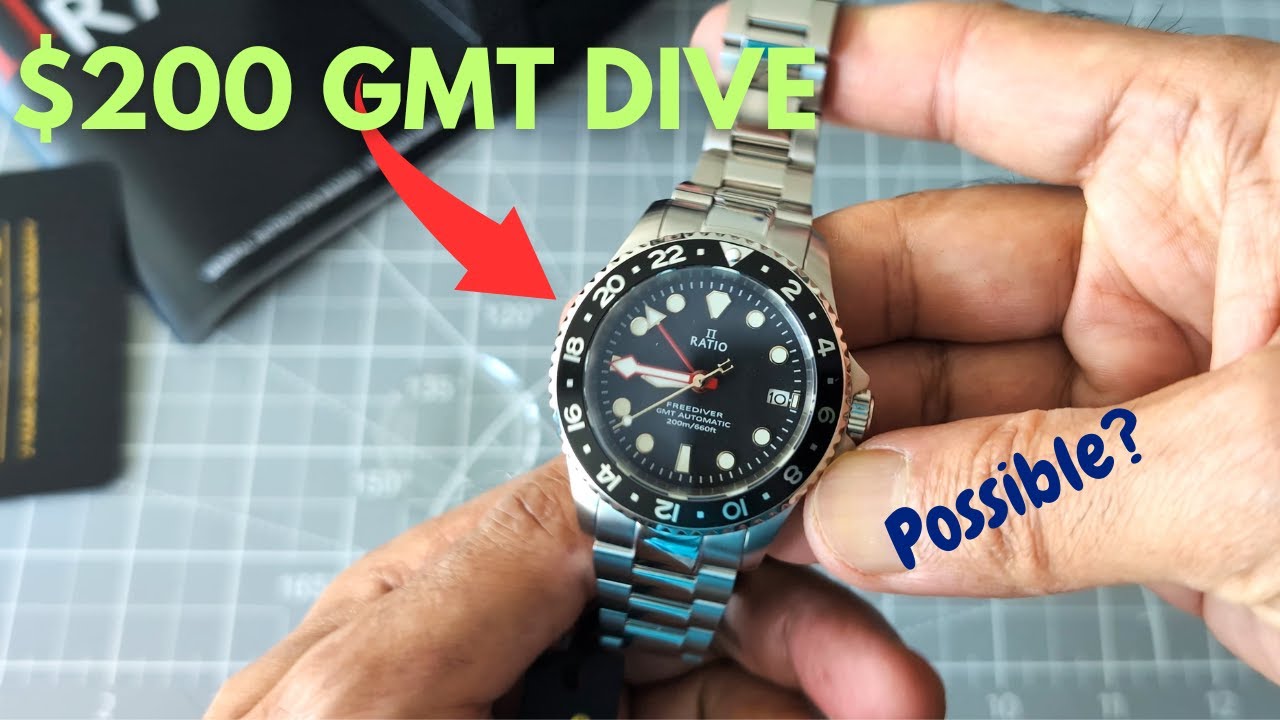 Is This The Best Budget GMT Dive Watch? (RATIO FreeDiver Review) - YouTube