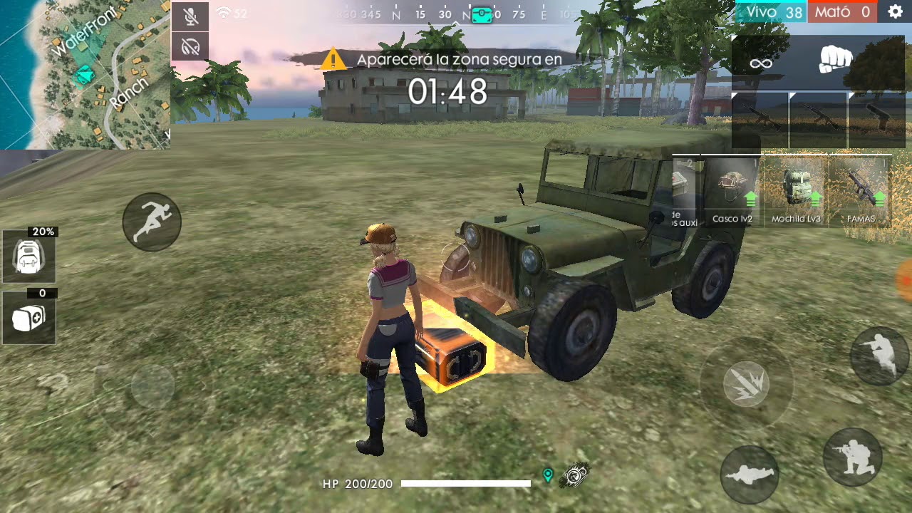 Jugando frefire ( frifai) - YouTube