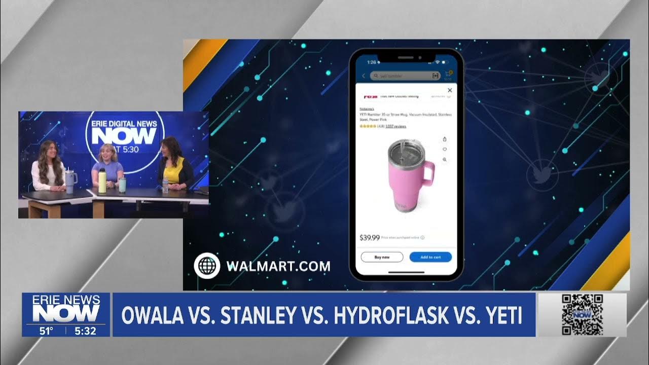 Owala vs. Stanley vs. Hydroflask vs. Yeti - YouTube