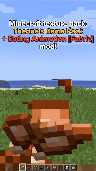 Theone's Items Pack with Eating Animation mod! #minecraft # ...