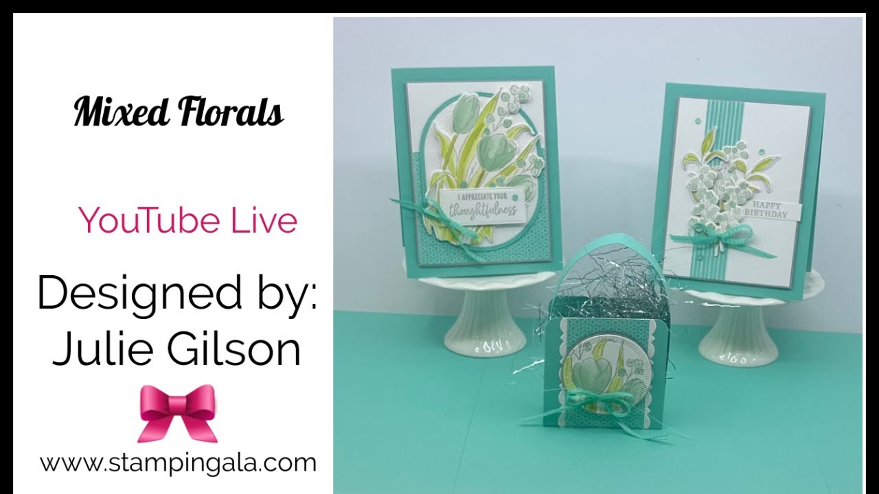 Stampin' Up Mixed Floral Bundle | Coordinated Spring Cards & Gift Box ...