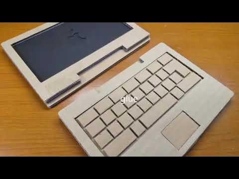 How to make cardboard laptop #expriment #viral - YouTube