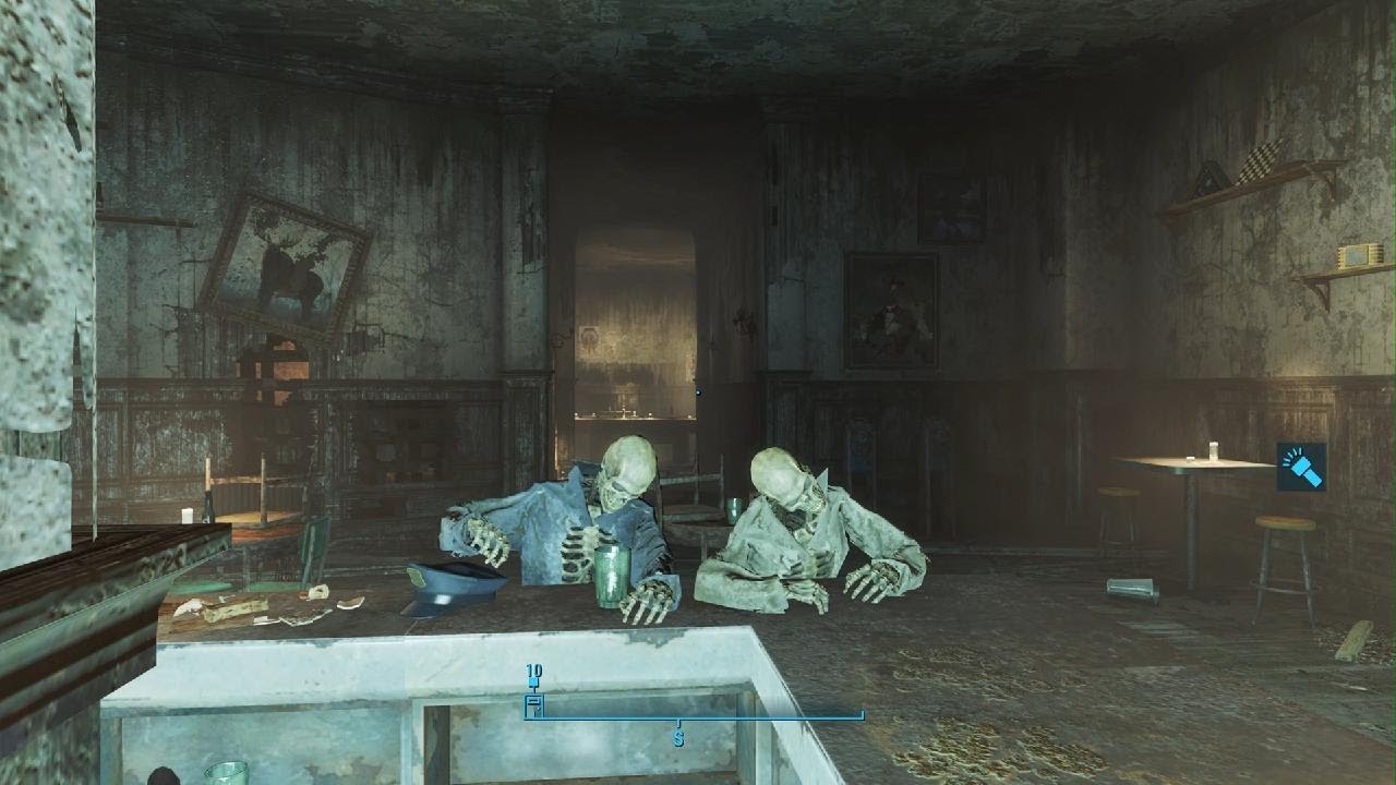 Fallout 4 Prost Bar Cliff Strokes glass - YouTube