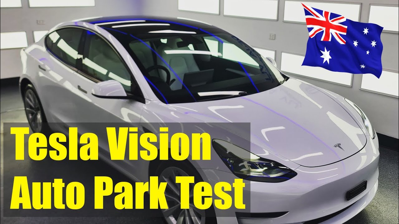 Tesla Vision Auto Park Torture Test - New to Australia! - YouTube