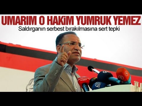 Bozdağ saldırganın serbest bırakılmasına tepkili