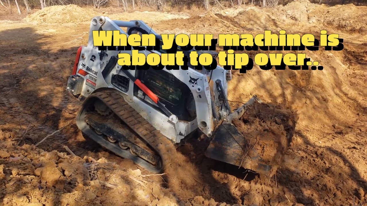 How NOT to tip a machine over.. Before you get close, have a plan - YouTube