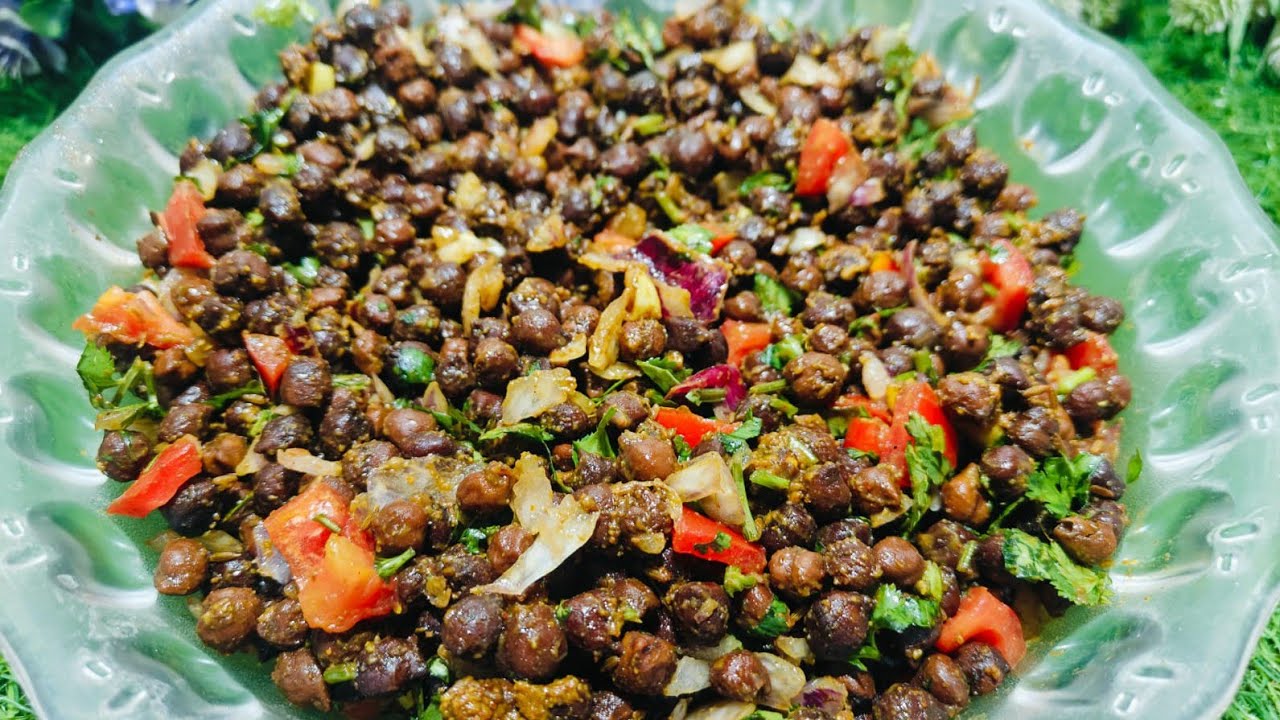 Street Style Kala Chana Chat Recipe | Healthy Chana Chat Recipe ...