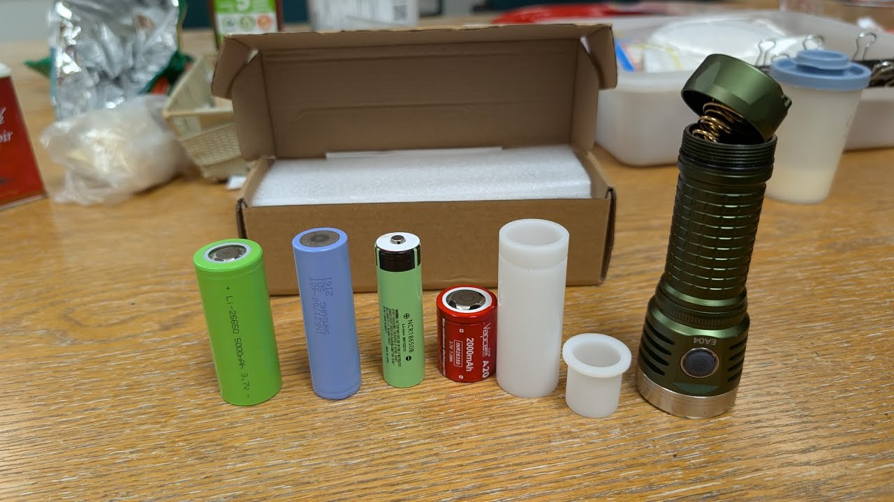 Astrolux EA04 flashlight lots of battery choices and great value - YouTube