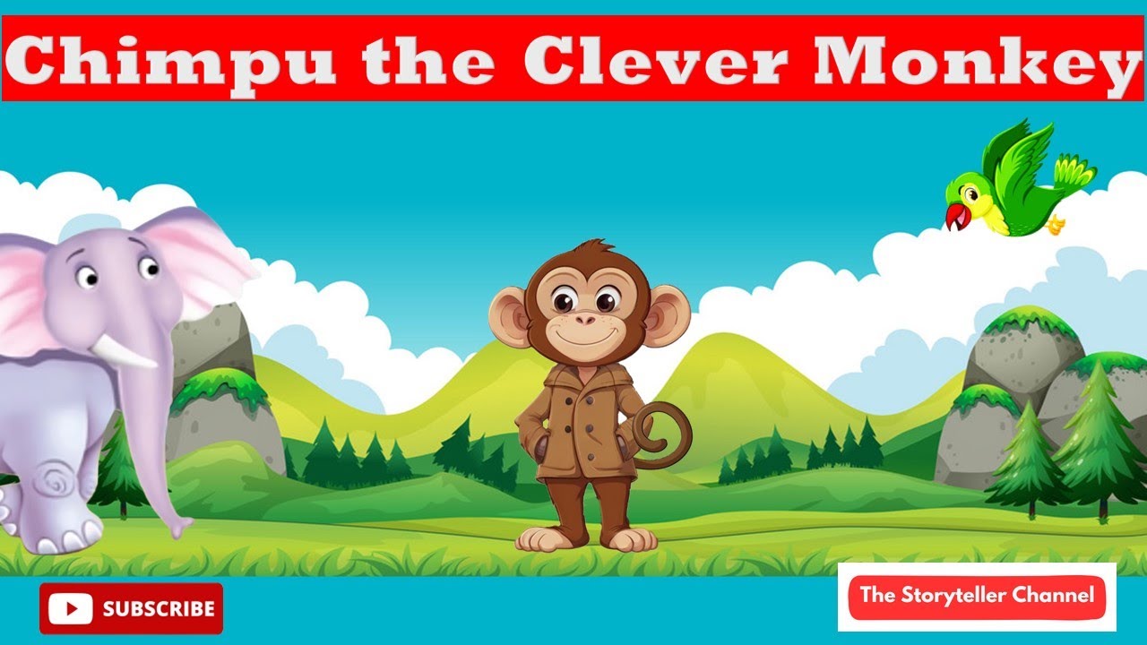 Chimpu the Clever Monkey | Moral Stories | Bedtime Stories | English ...