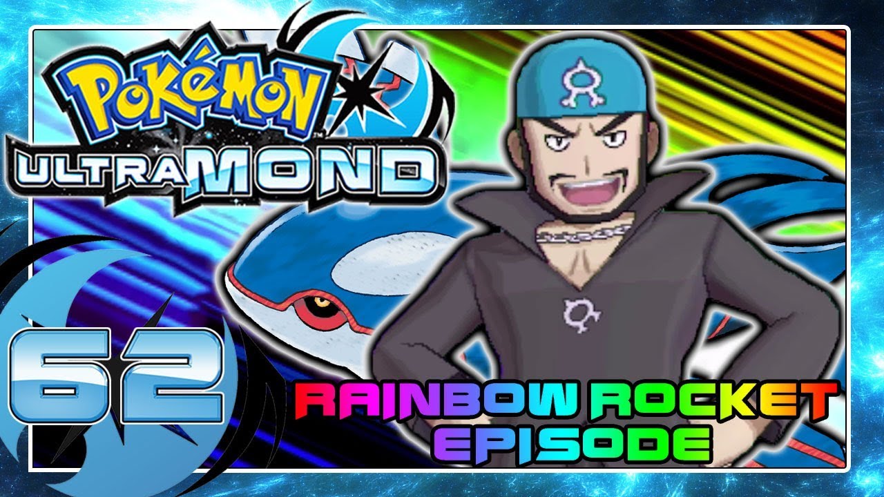 POKÉMON ULTRAMOND Part 62: Team Aqua Boss Adrian Rainbow Rocket Battle ...