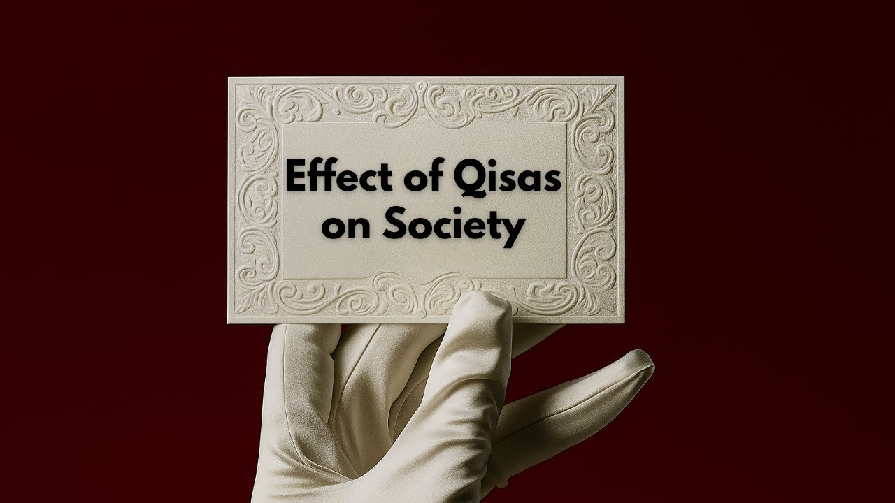 Effect of Qisas on Society | Short Clip by Barrister Amna | A Levels ...