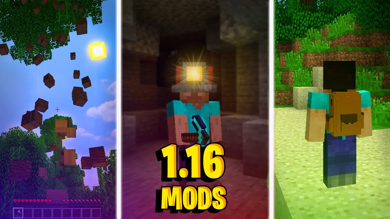 Mais mods legais e LEVES para Minecraft 1.16! - YouTube