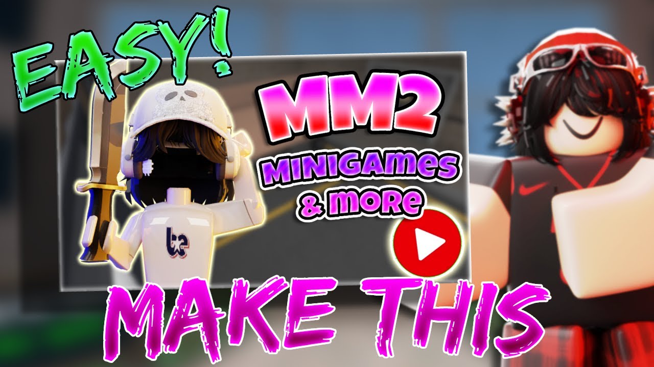 How I EASILY make my MM2 Thumbnails... - YouTube