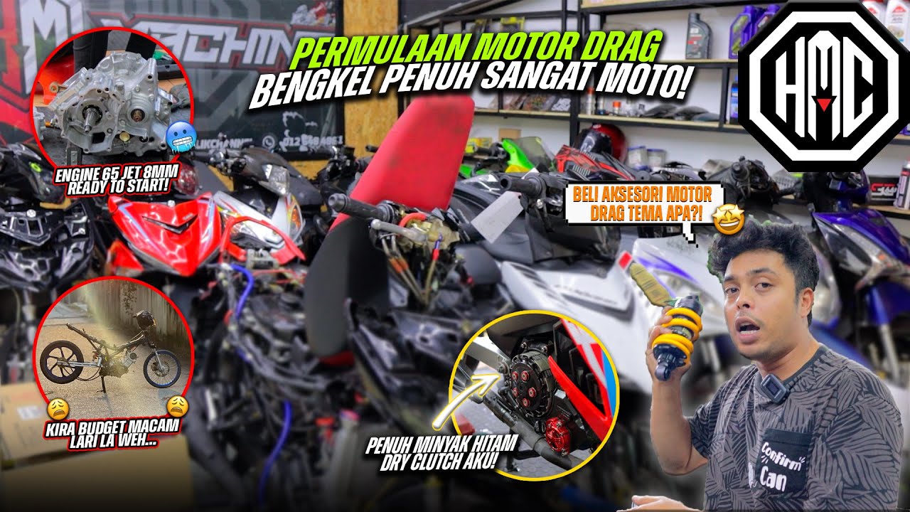 Project Mula - Motor Drag Aku ! 🤩 | Balik EVENT Banyak Leaking 😫 | Barang PADU woii 🔥 - YouTube