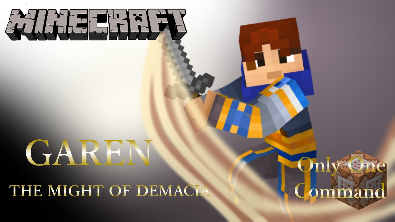 Minecraft Garen Only One Command - YouTube