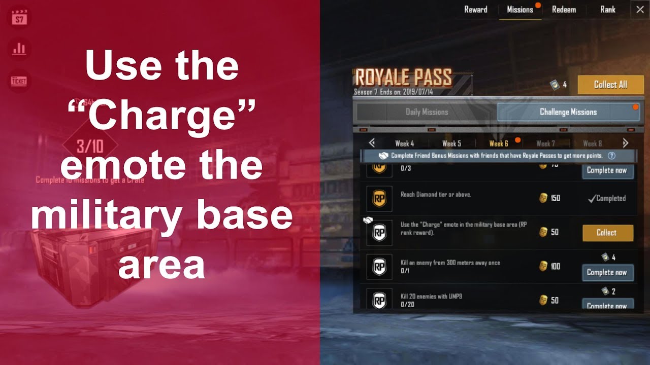 Use The Charge Emote In Military Base Area - YouTube