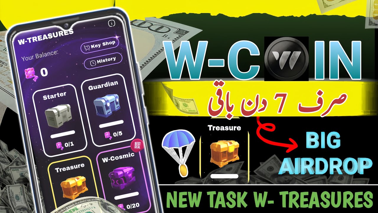 W coin new update | W coin treasure update | W coin listing date | W ...