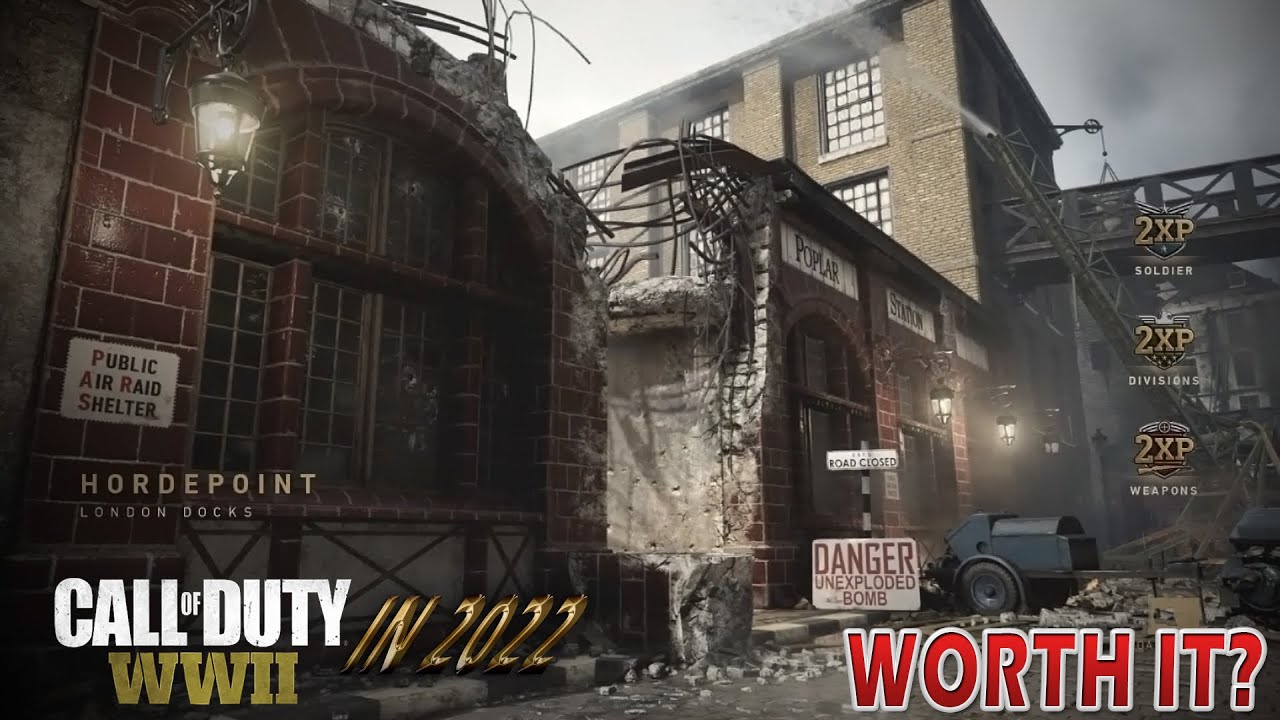 Call Of Duty WW2 In 2022 Worth it? - HordePoint ( London Docks ) - YouTube
