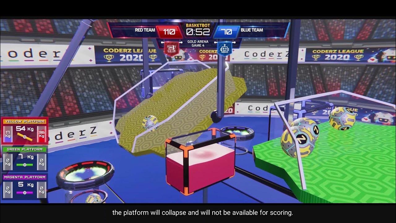 *Out of Date* CoderZ League 2021 - BasketBot - YouTube
