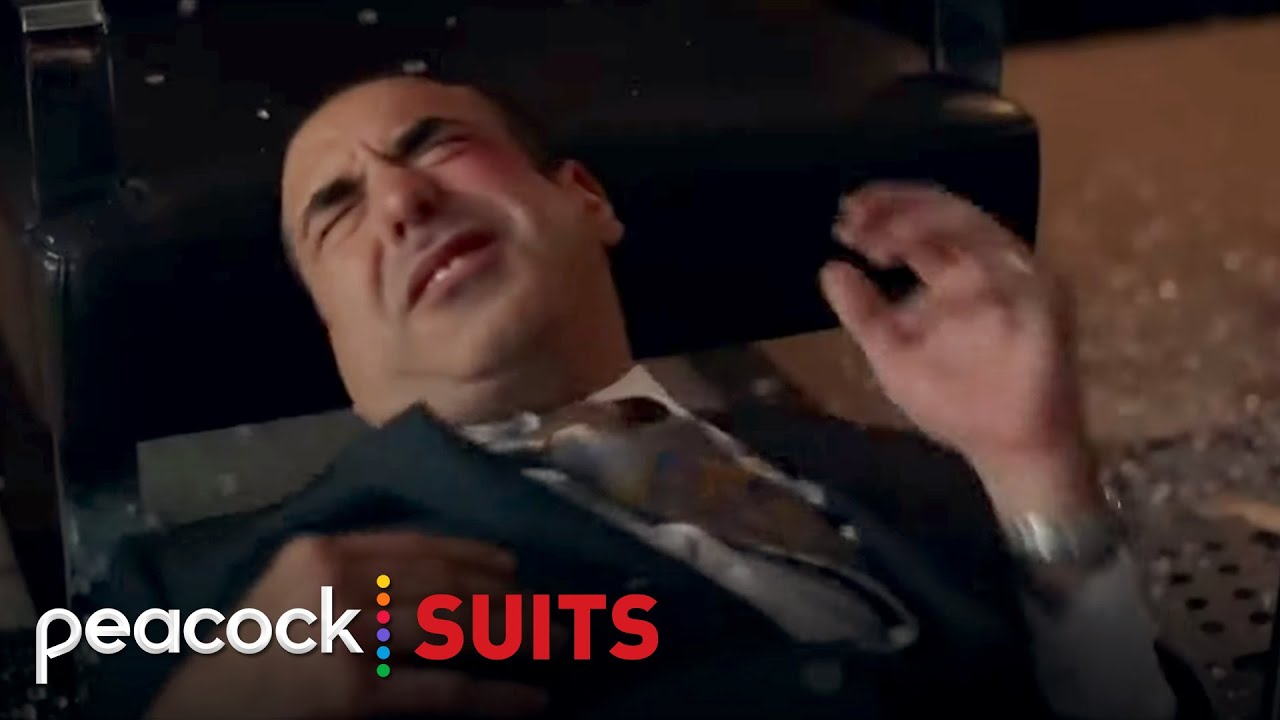 Harvey violently assaults Louis | Suits - YouTube