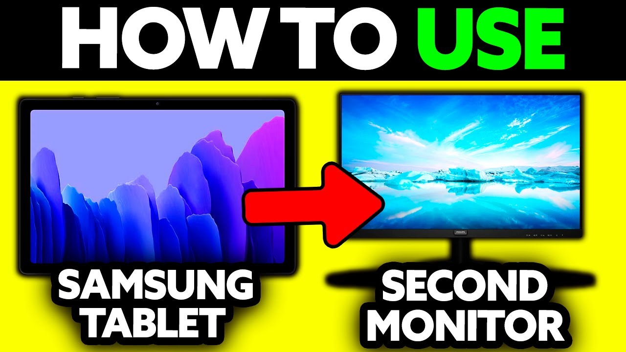 How To Use Samsung Tablet as Second Monitor (2025) - Step by Step - YouTube