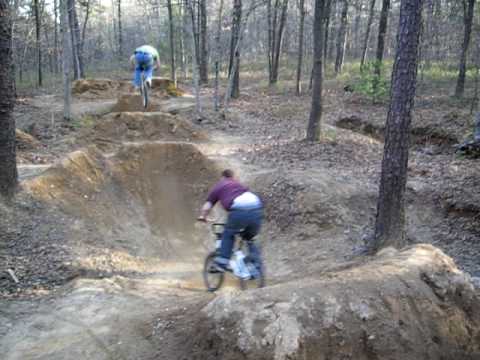 BMX trials dirt jumps - YouTube