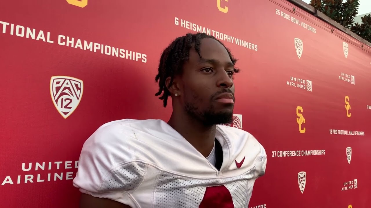 USC CB Mekhi Blackmon on his connection with coaches, progress, and ...
