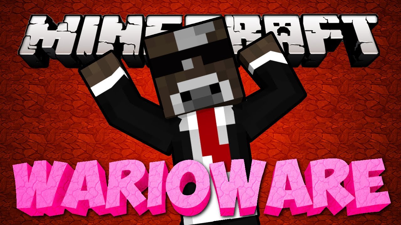 Minecraft "15 MINI GAMES IN ONE!" MINERWARE MADNESS ( WARIOWARE ...