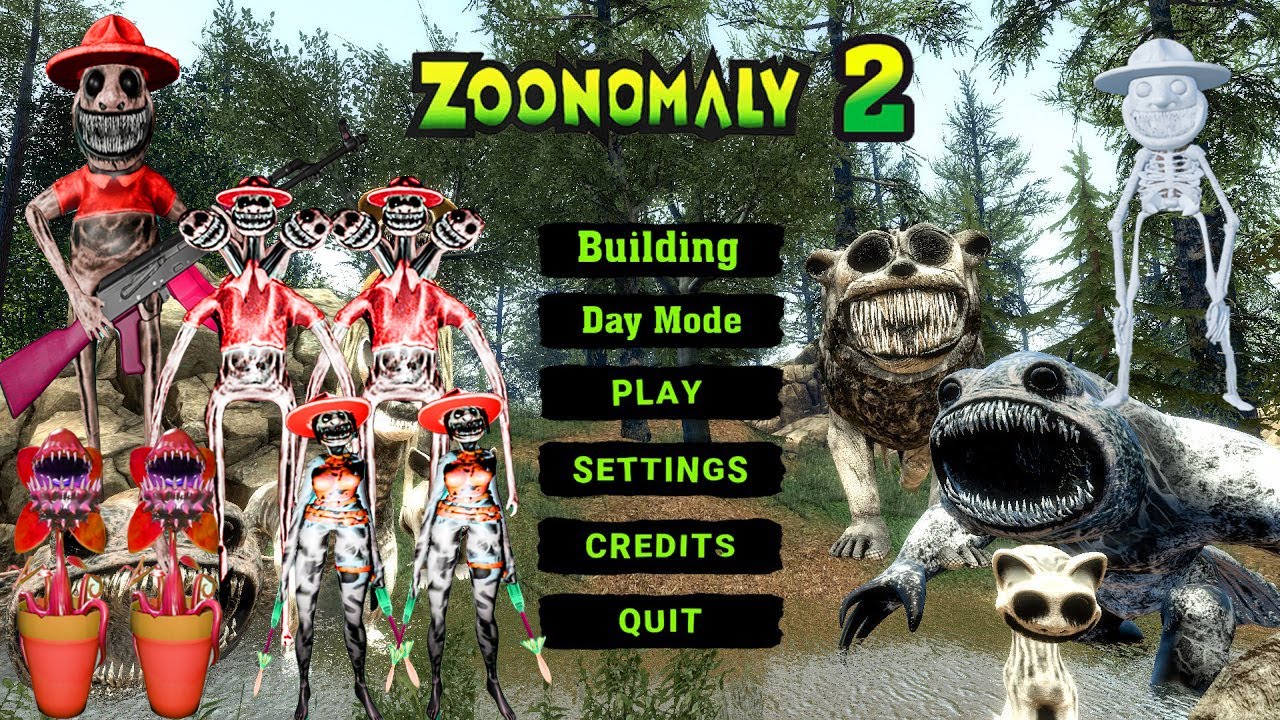 Zoonomaly 2 Official Teaser Trailer Gameplay - The Forest In 3 Head Zoo ...